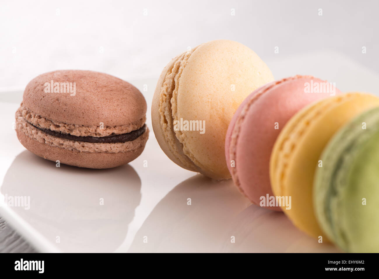 Classic Macarons with Raspberry, Coffee, Chocolate and Pistachios ...