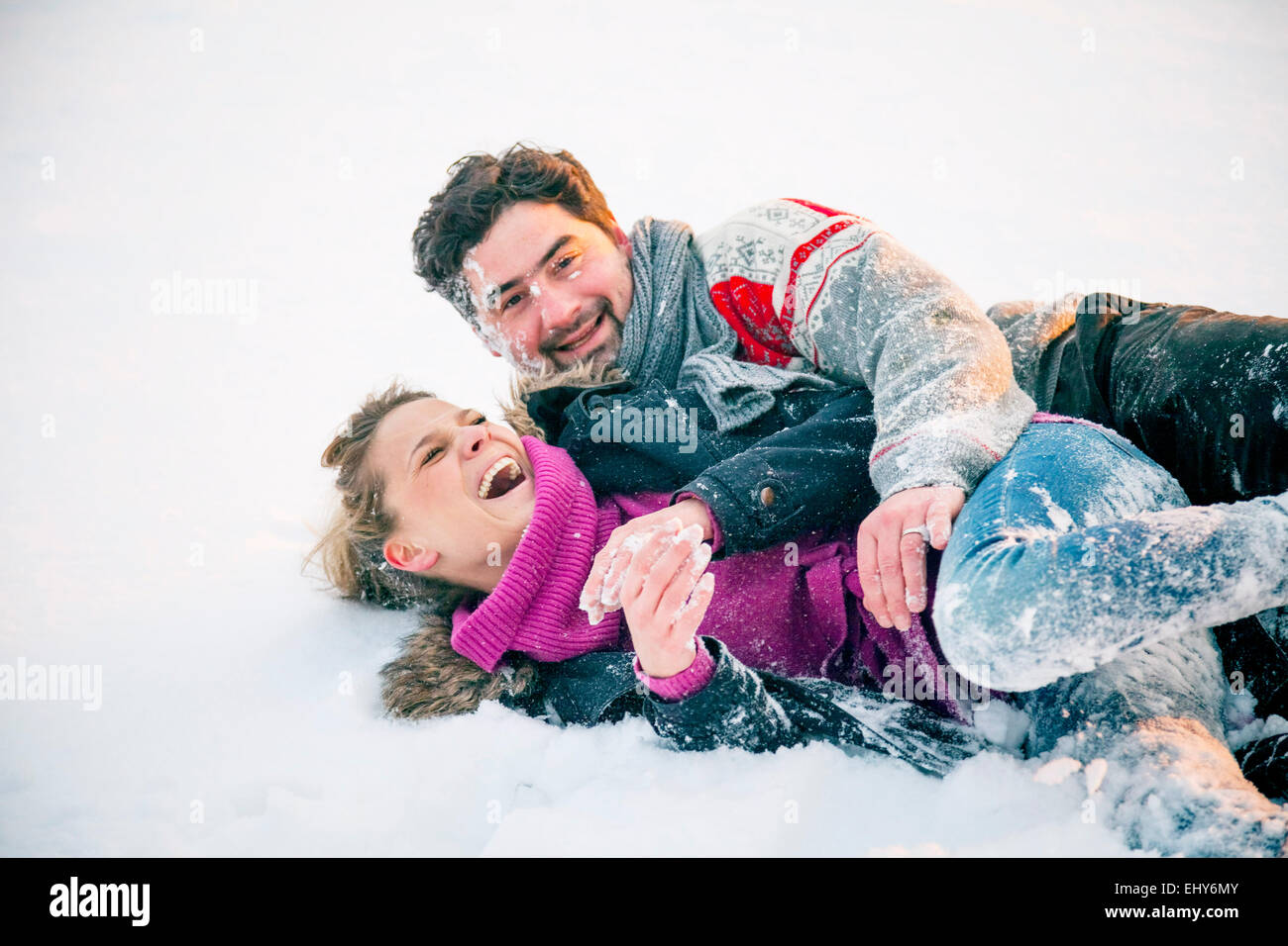 Men fooling around hi-res stock photography and images - Alamy