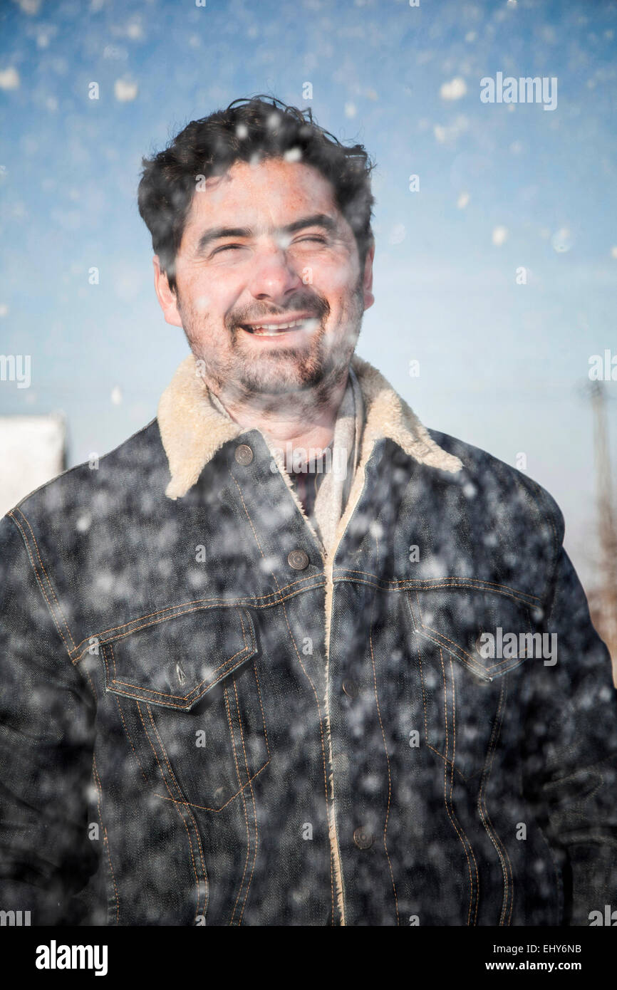 Real snowflake hair hi-res stock photography and images - Alamy