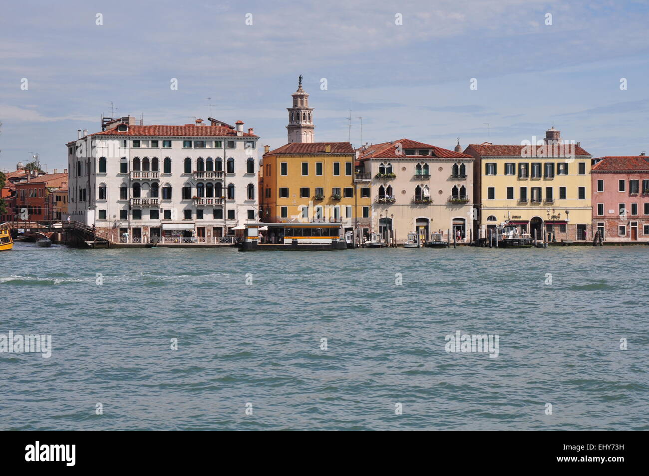 Old building by the waterfront, Venice - Italy Stock Photo - Alamy
