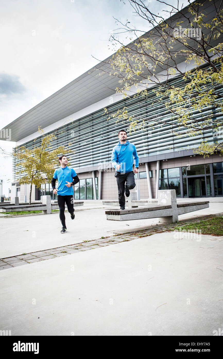 Two men exercising together hi-res stock photography and images - Alamy