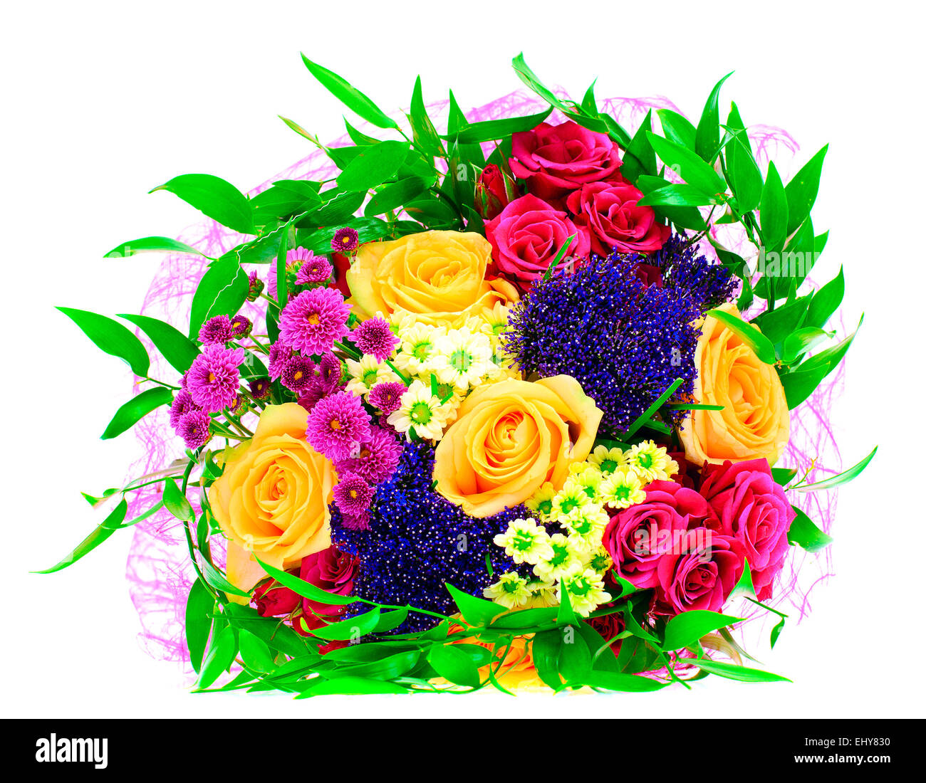 Bright summer bouquet Cut Out Stock Images & Pictures - Alamy