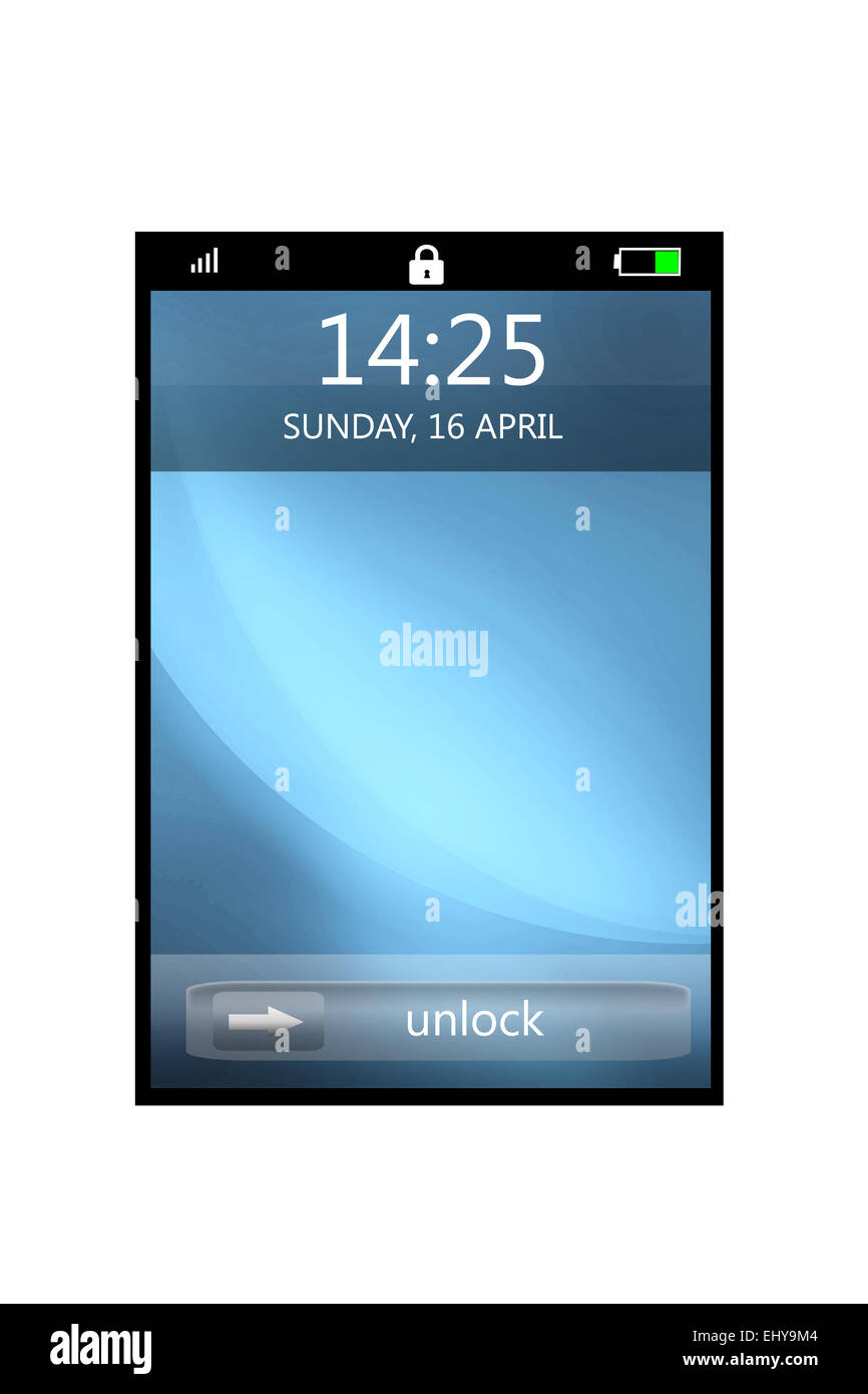 vector display to be cut off and put on mobile phone photo Stock Photo ...