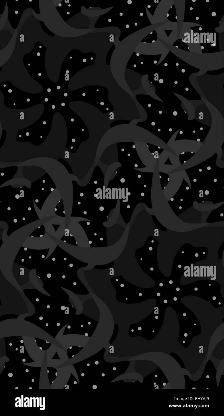 Repeating dark background pattern of sparkling shapes Stock Photo - Alamy