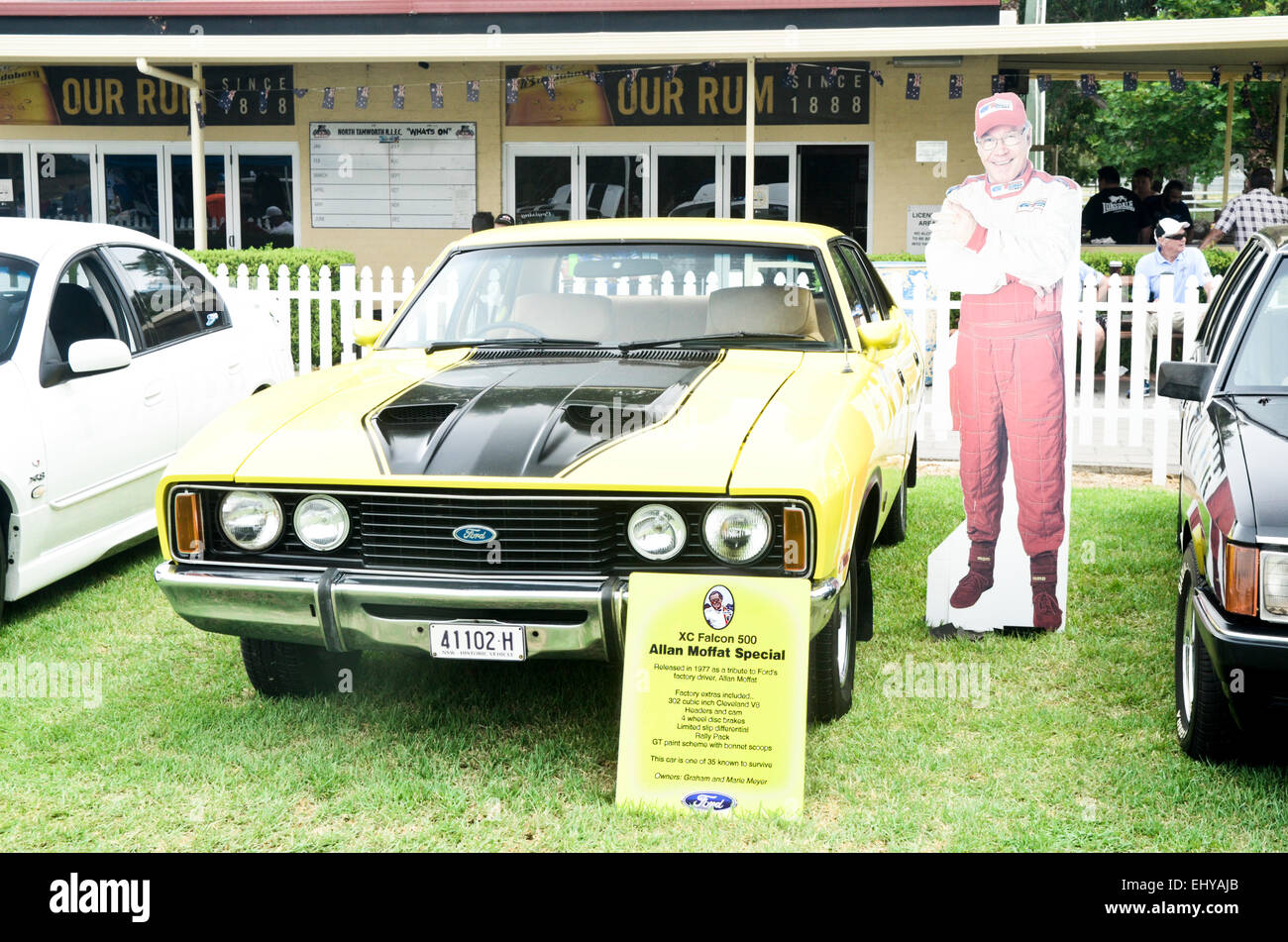 1977 XC Ford Falcon 500 Allen Moffat Special on display in Tamworth ...