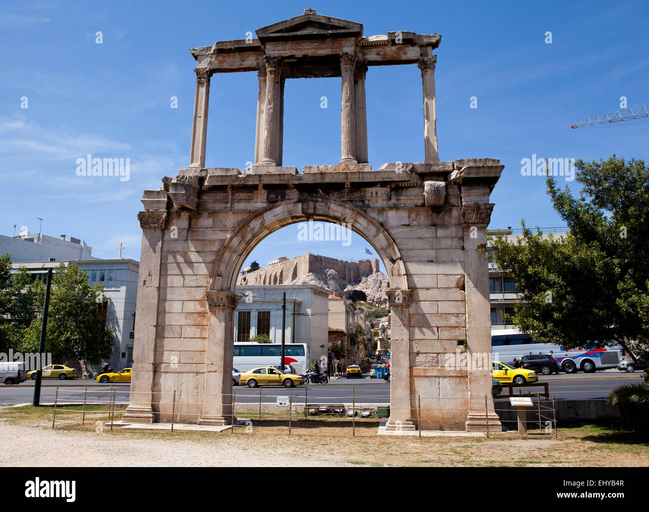 Hadrians arch hi-res stock photography and images - Alamy