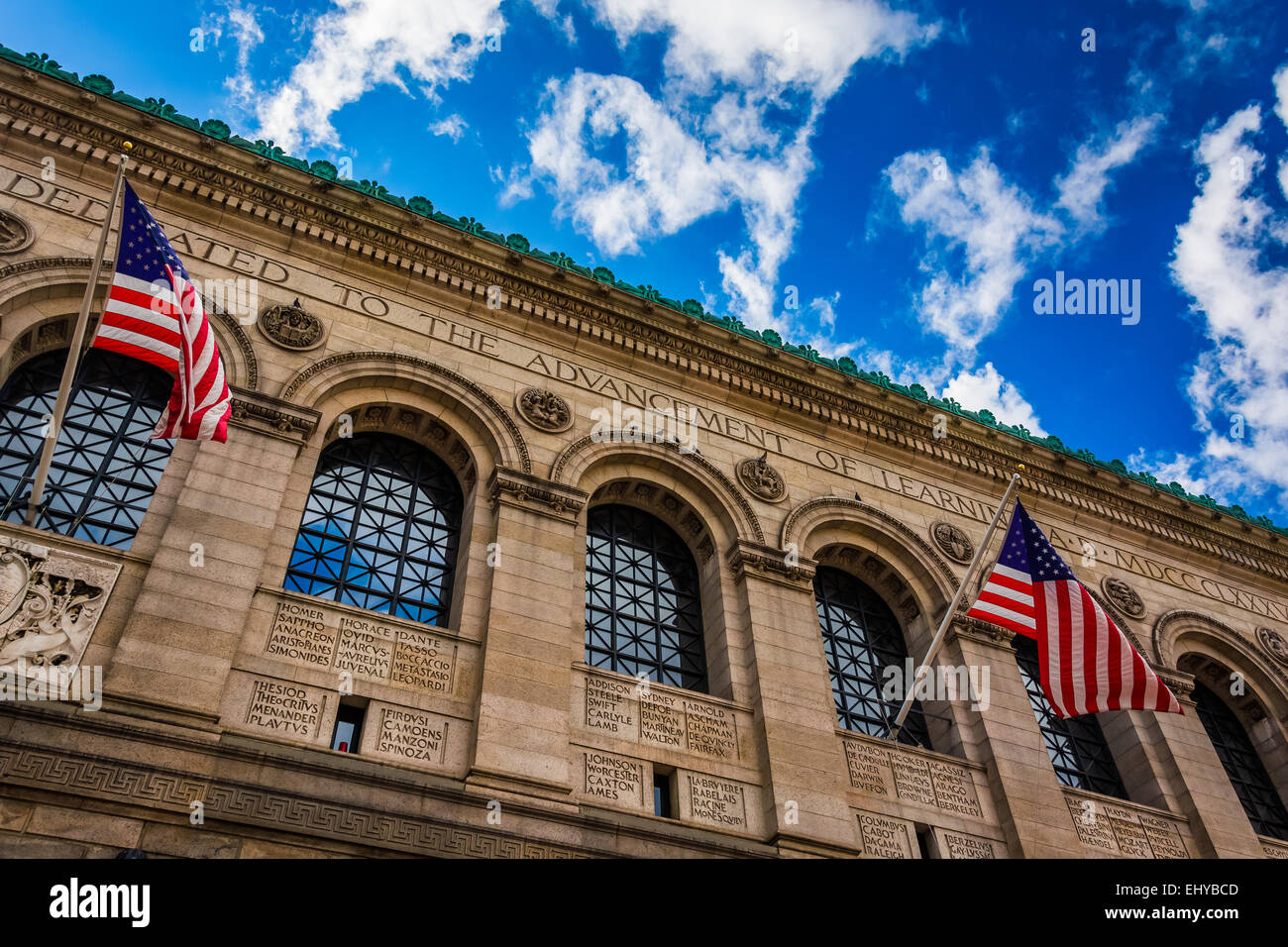 Public library in boston hi-res stock photography and images - Alamy