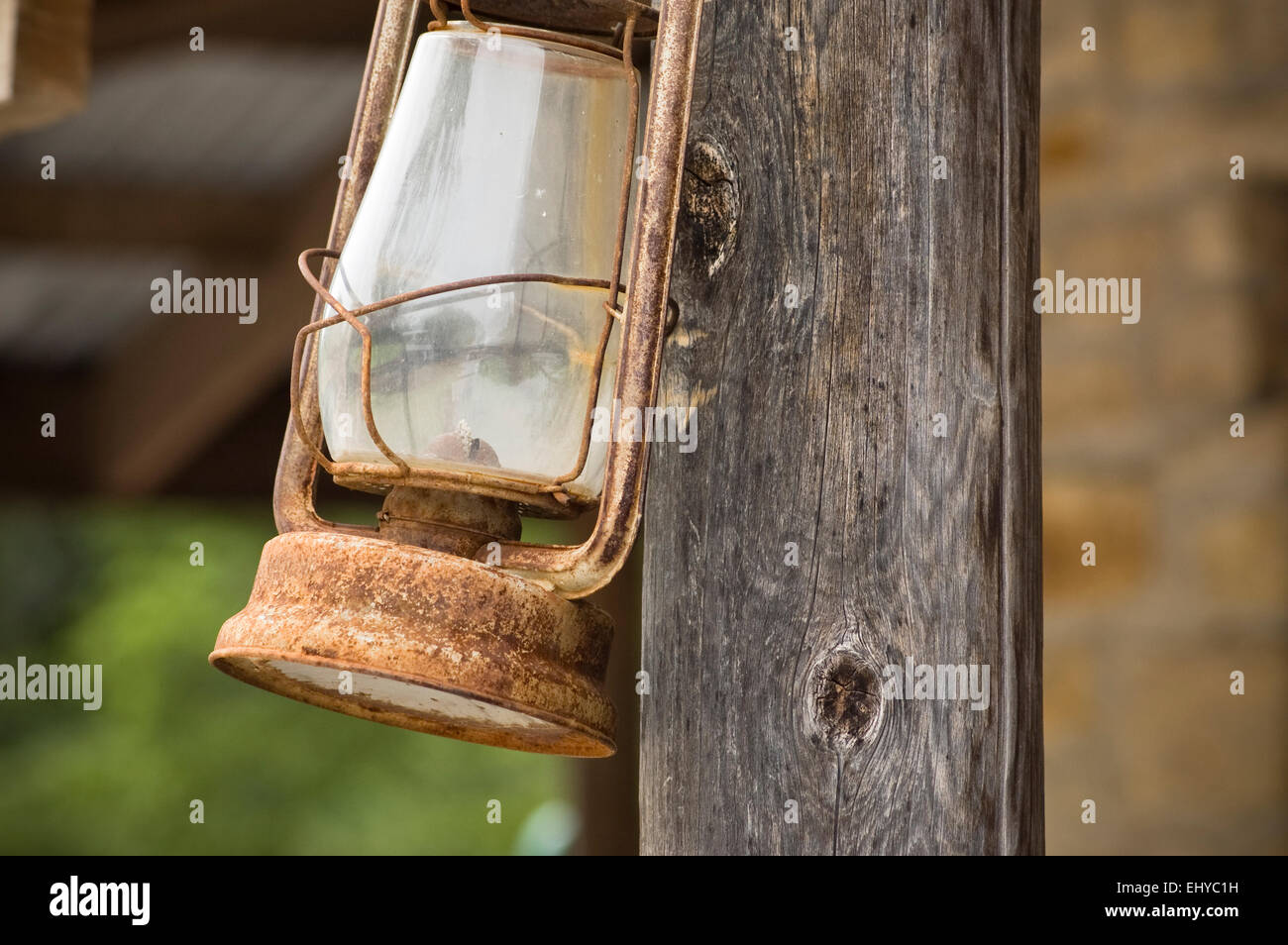 Old antique oil lantern hanging hi-res stock photography and images - Alamy