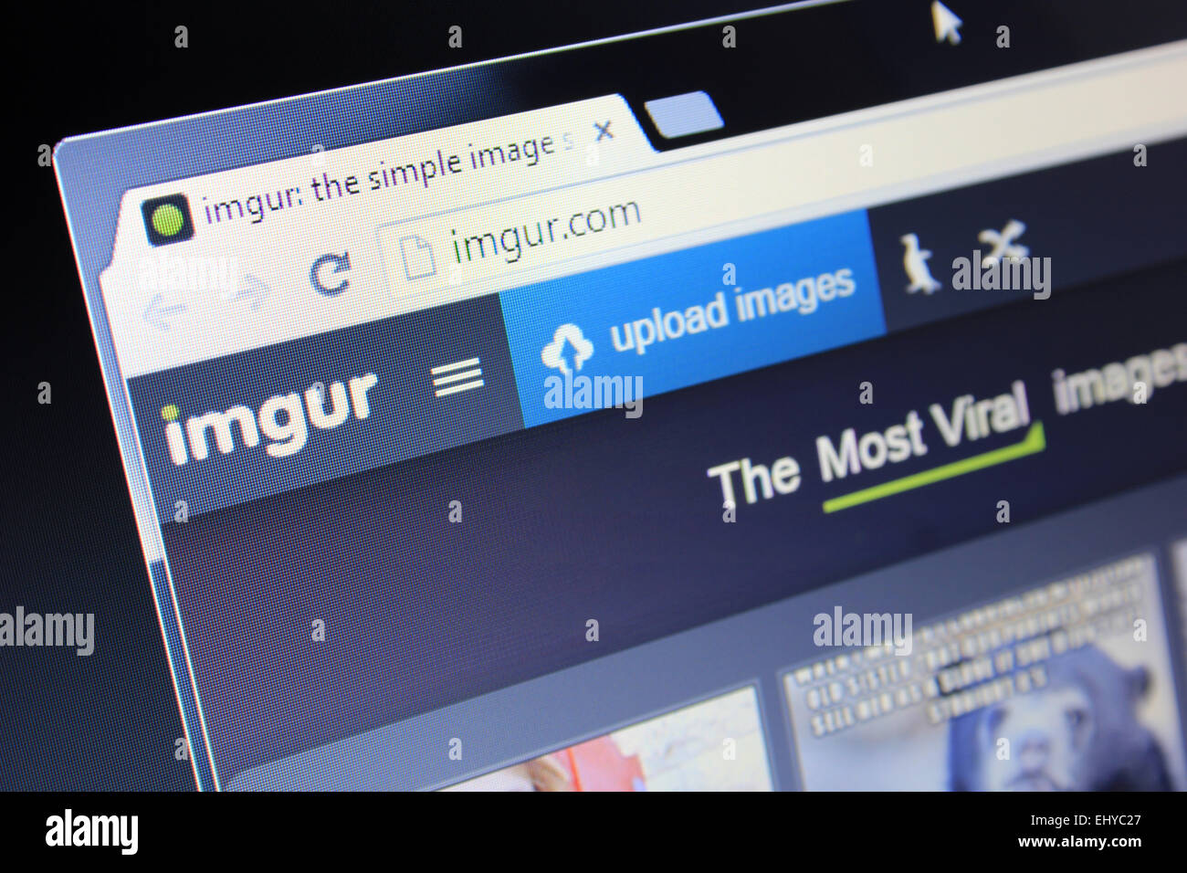 Imgur webpage hi-res stock photography and images - Alamy