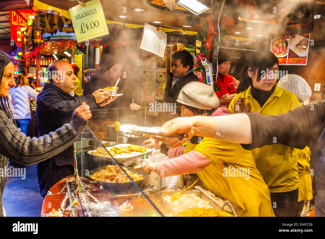 Chinese food stall camden market london hi-res stock photography and ...