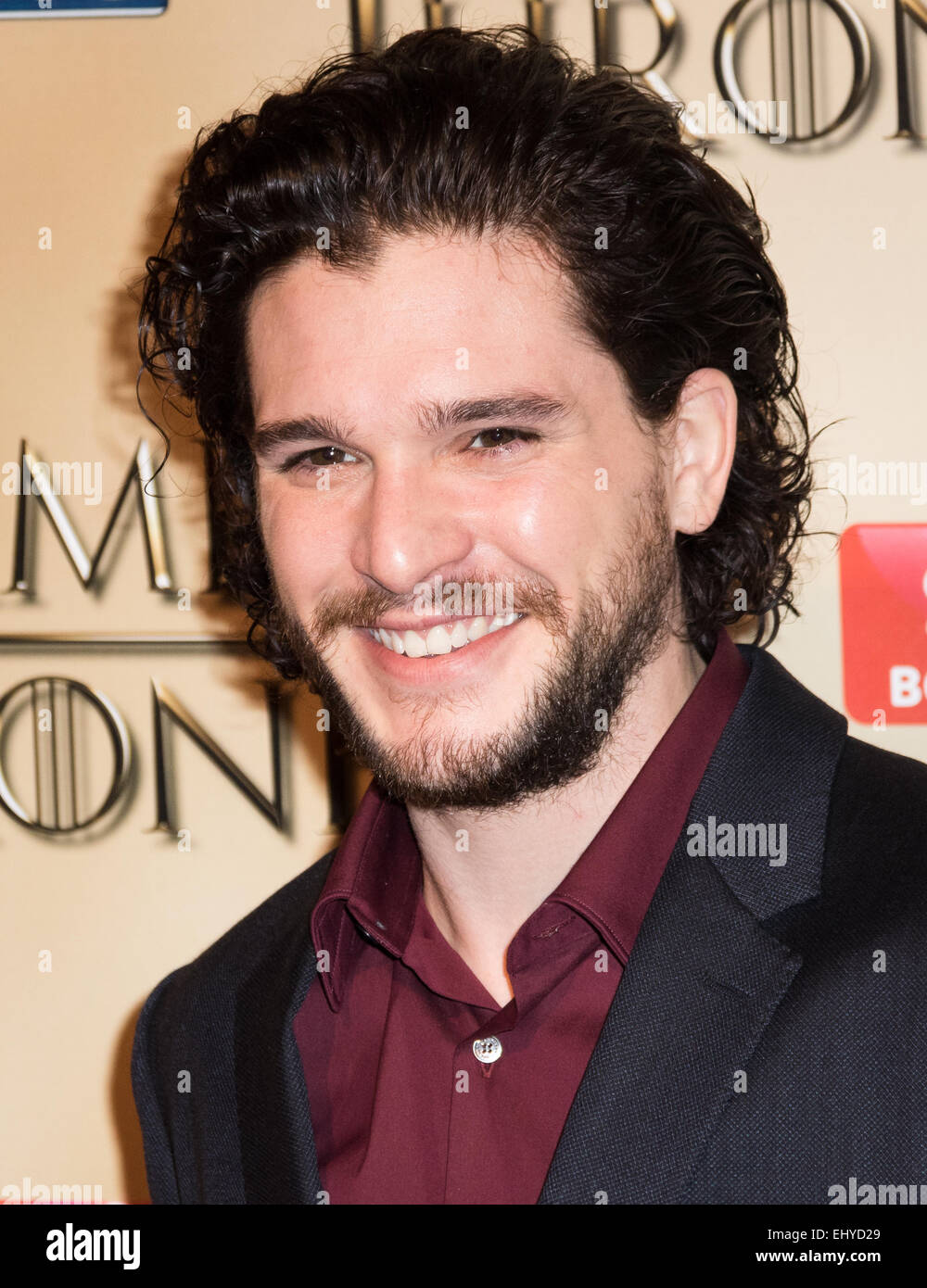 London, UK. 18th March 2015. Kit Harrington attends the world premiere ...