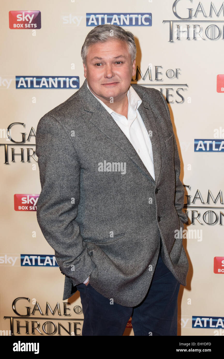 London, UK. 18th March 2015. Conleth Hill attends the world premiere of ...