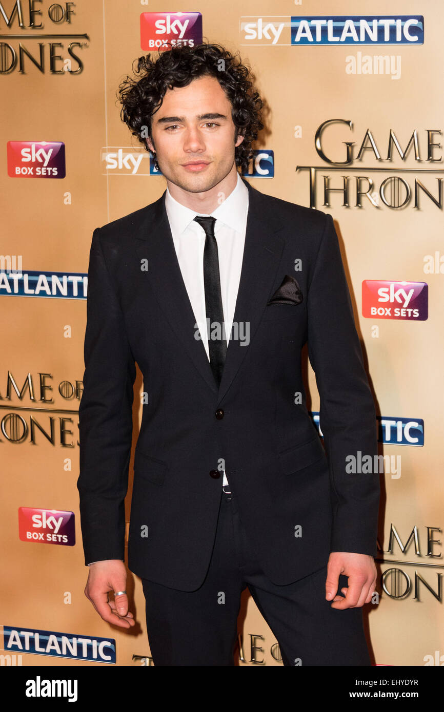 London, UK. 18th March 2015. Toby Sebastian attends the world premiere ...