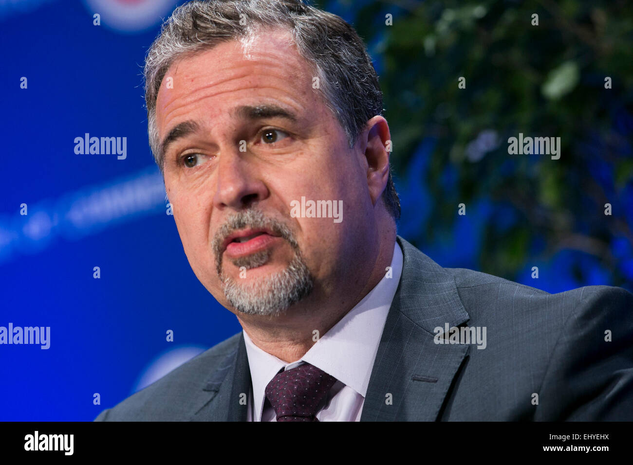 Washington, DC, USA. 17th Mar, 2015. Alan Pellegrini, CEO, Thales USA ...