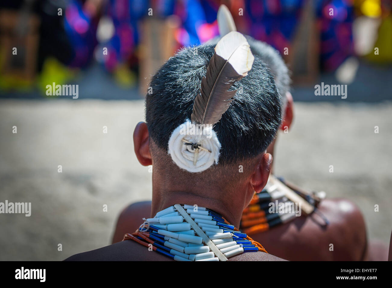 Head decoration of Naga tribe Stock Photo - Alamy