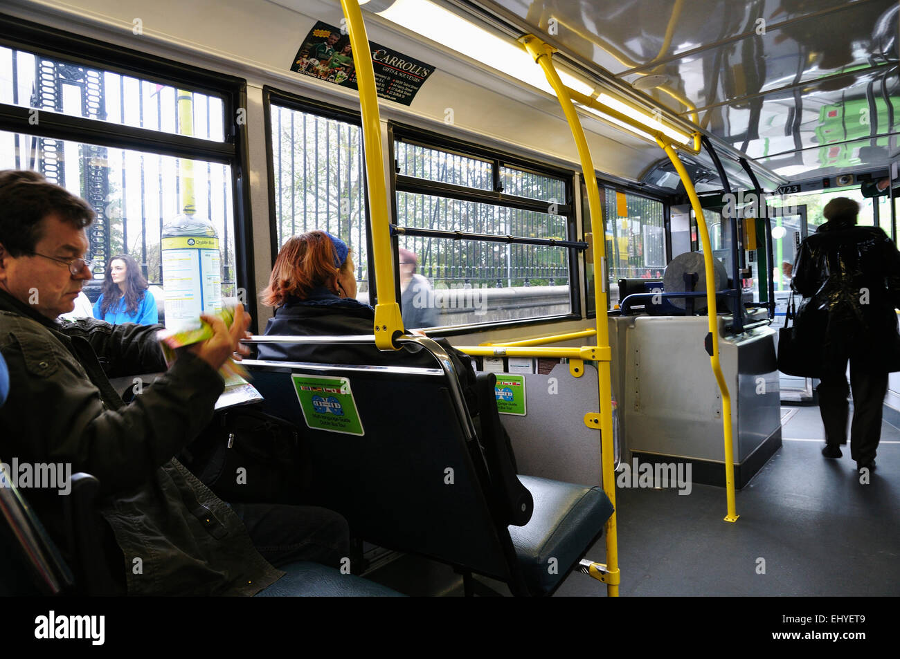 Irish dublin bus hi-res stock photography and images - Alamy