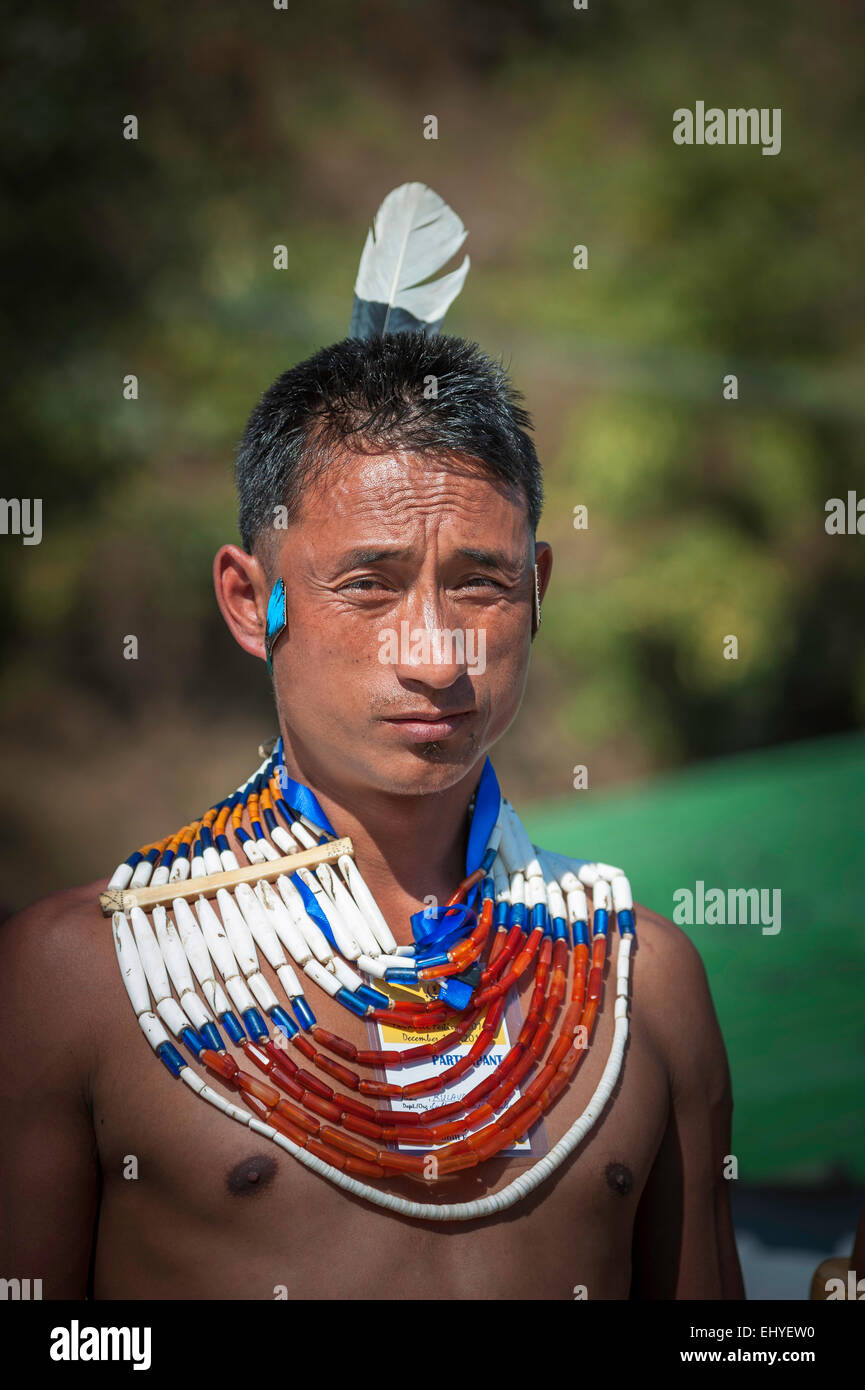 Decoration of Naga tribe man Stock Photo - Alamy