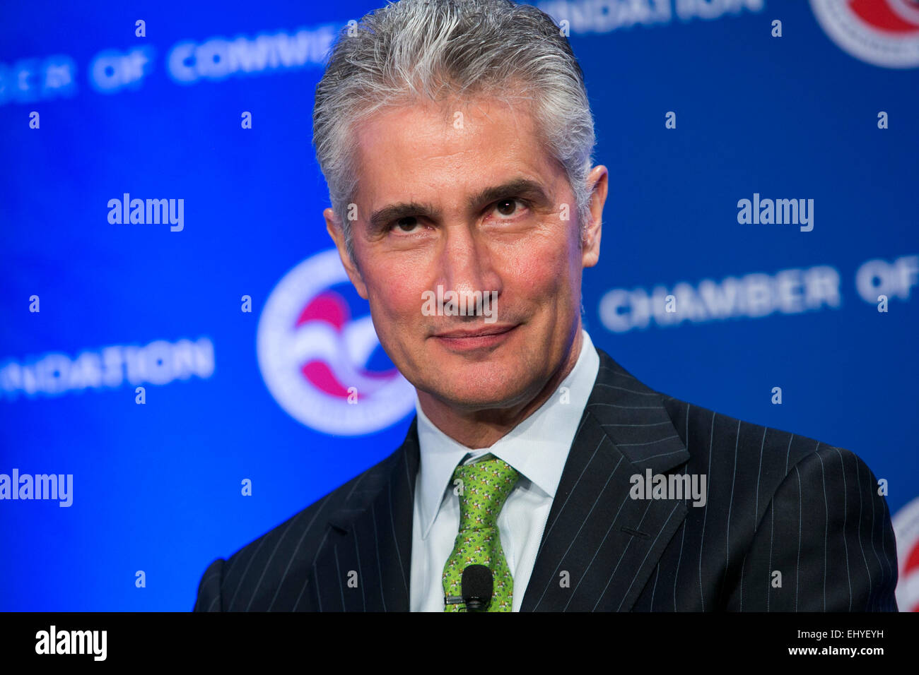Washington, DC, USA. 17th Mar, 2015. Jeff Smisek, Chairman, President ...