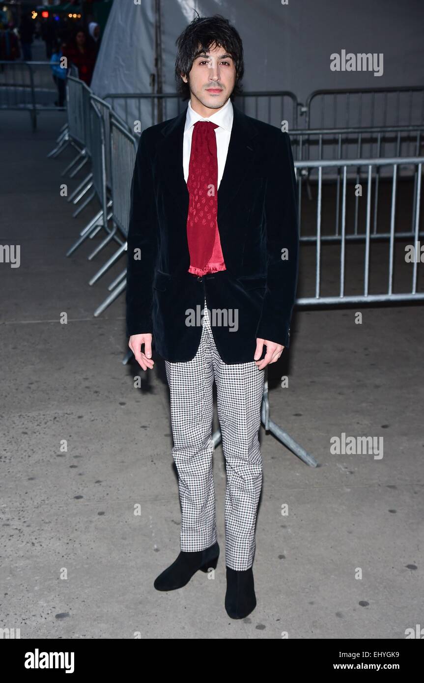 New York, USA. 18th Mar, 2015. Davide Donatiello at arrivals for DANNY ...