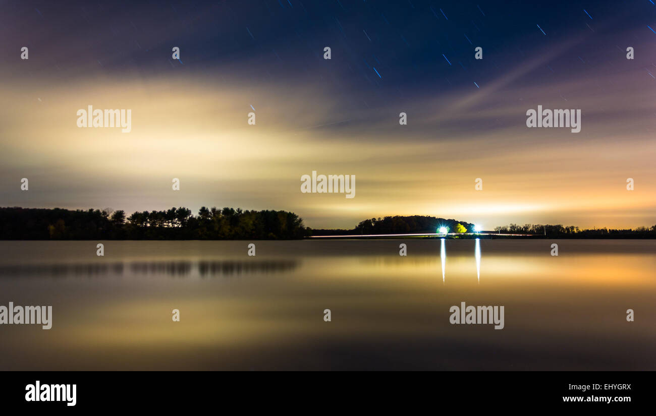 Night sky stars moving clouds hi-res stock photography and images - Alamy