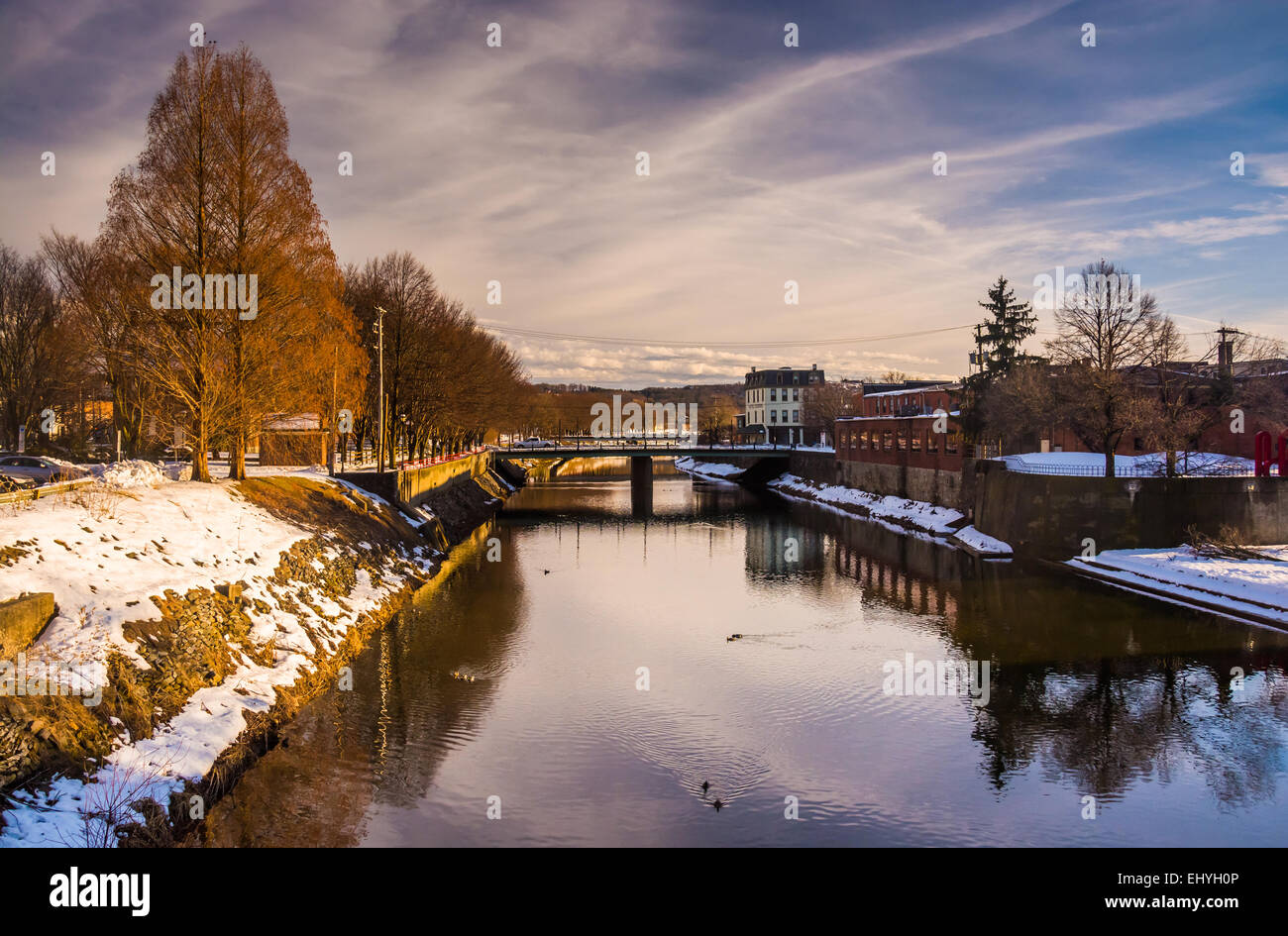 Codorus Creek in downtown York, Pennsylvania Stock Photo - Alamy
