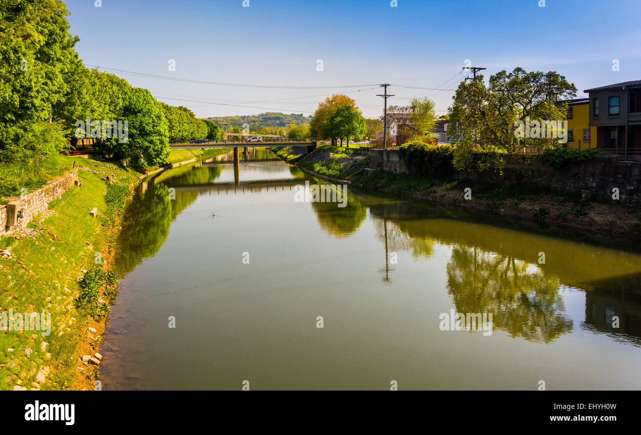 Codorus Creek, in downtown York, Pennsylvania Stock Photo - Alamy