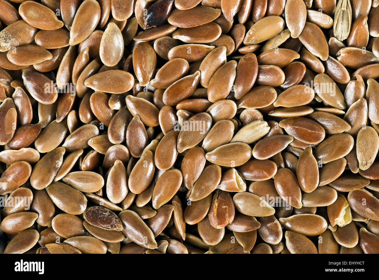 Flax seed background full frame close up Stock Photo - Alamy