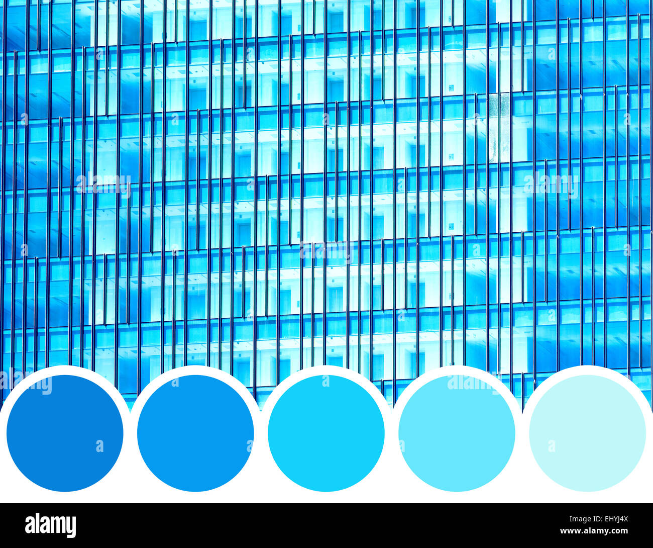 Color Palette Of Skyscraper Office Windows Abstract Stock Photo - Alamy