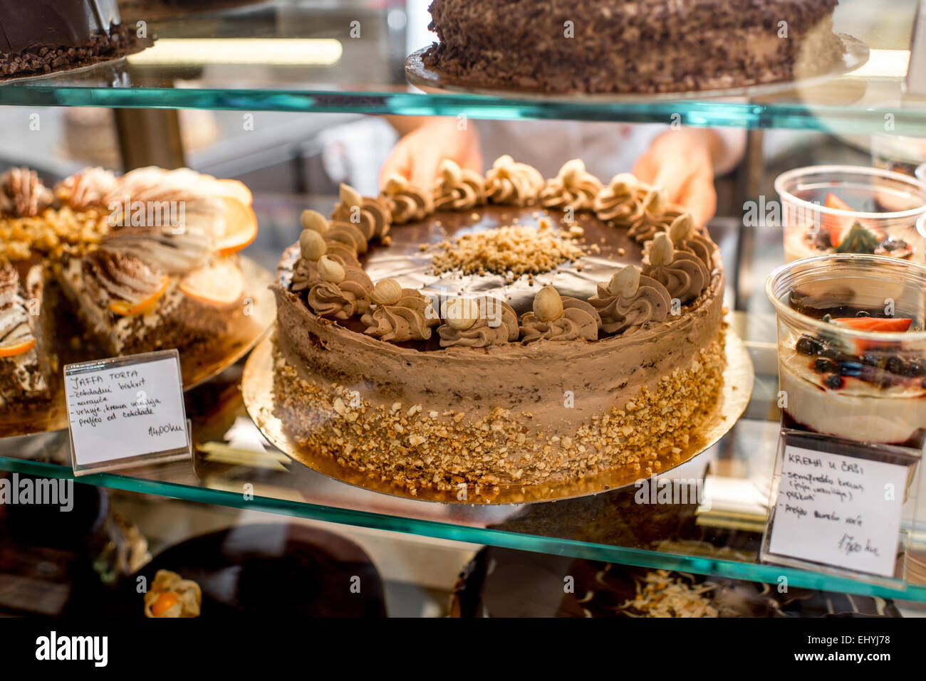 Homemade tasty biscuit cake hi-res stock photography and images - Alamy