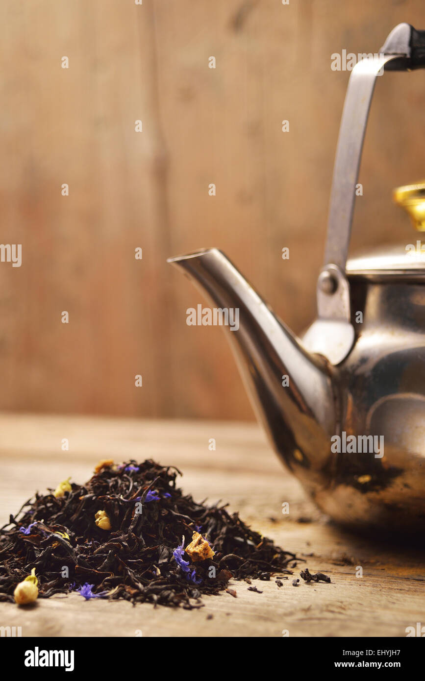 Metal tea hi-res stock photography and images - Alamy