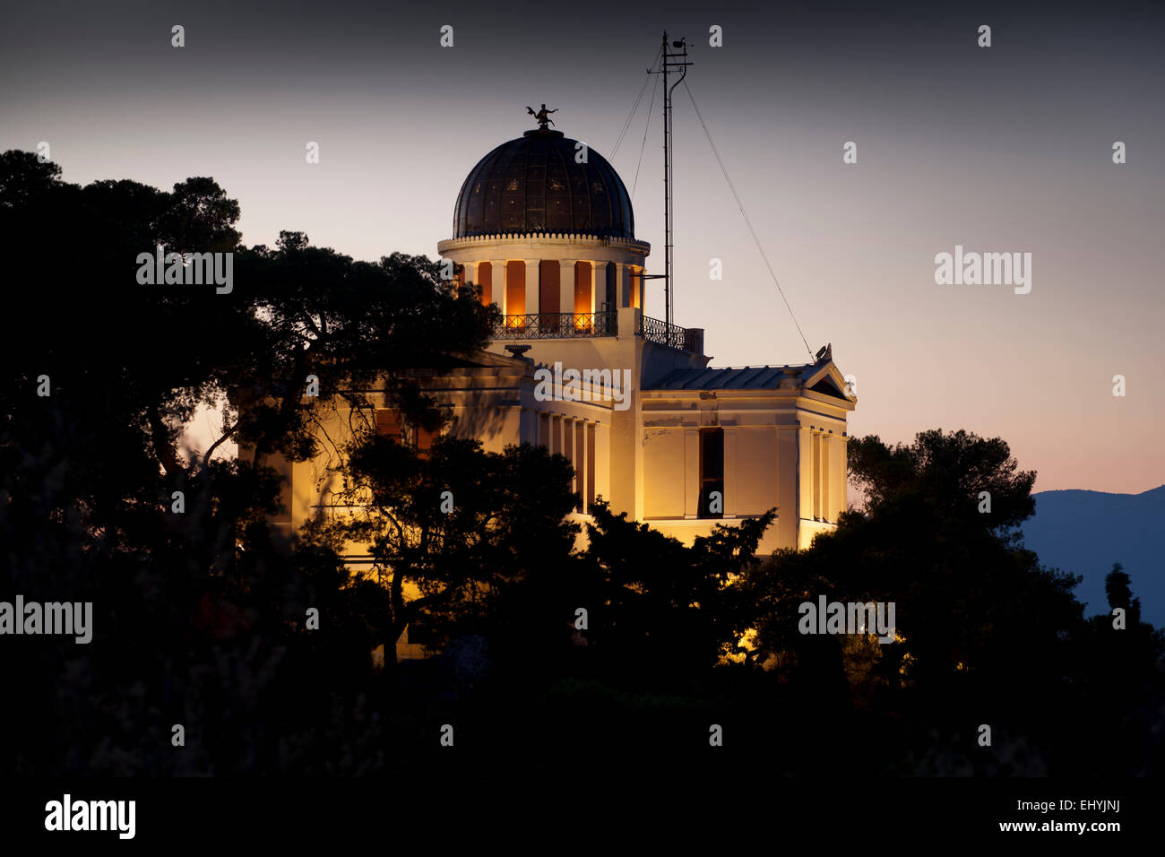 The National Observatory of Athens on the top of Nymphs' Hill Greece ...