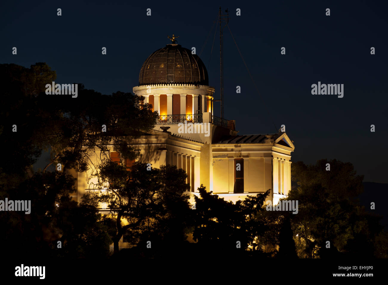 The National Observatory of Athens on the top of Nymphs' Hill Greece ...