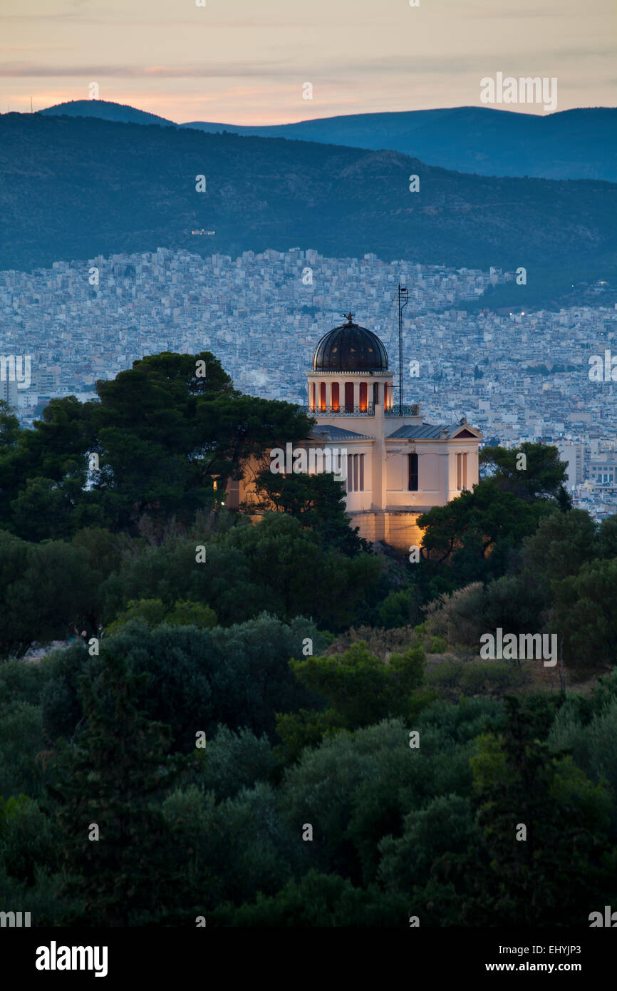 Observatory of athens Stock Photo - Alamy