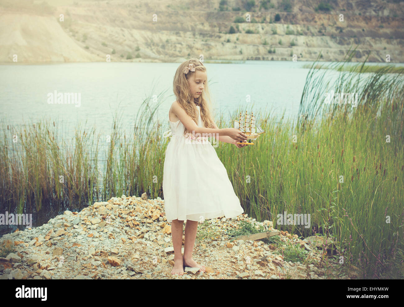 Child model boat hi-res stock photography and images - Alamy