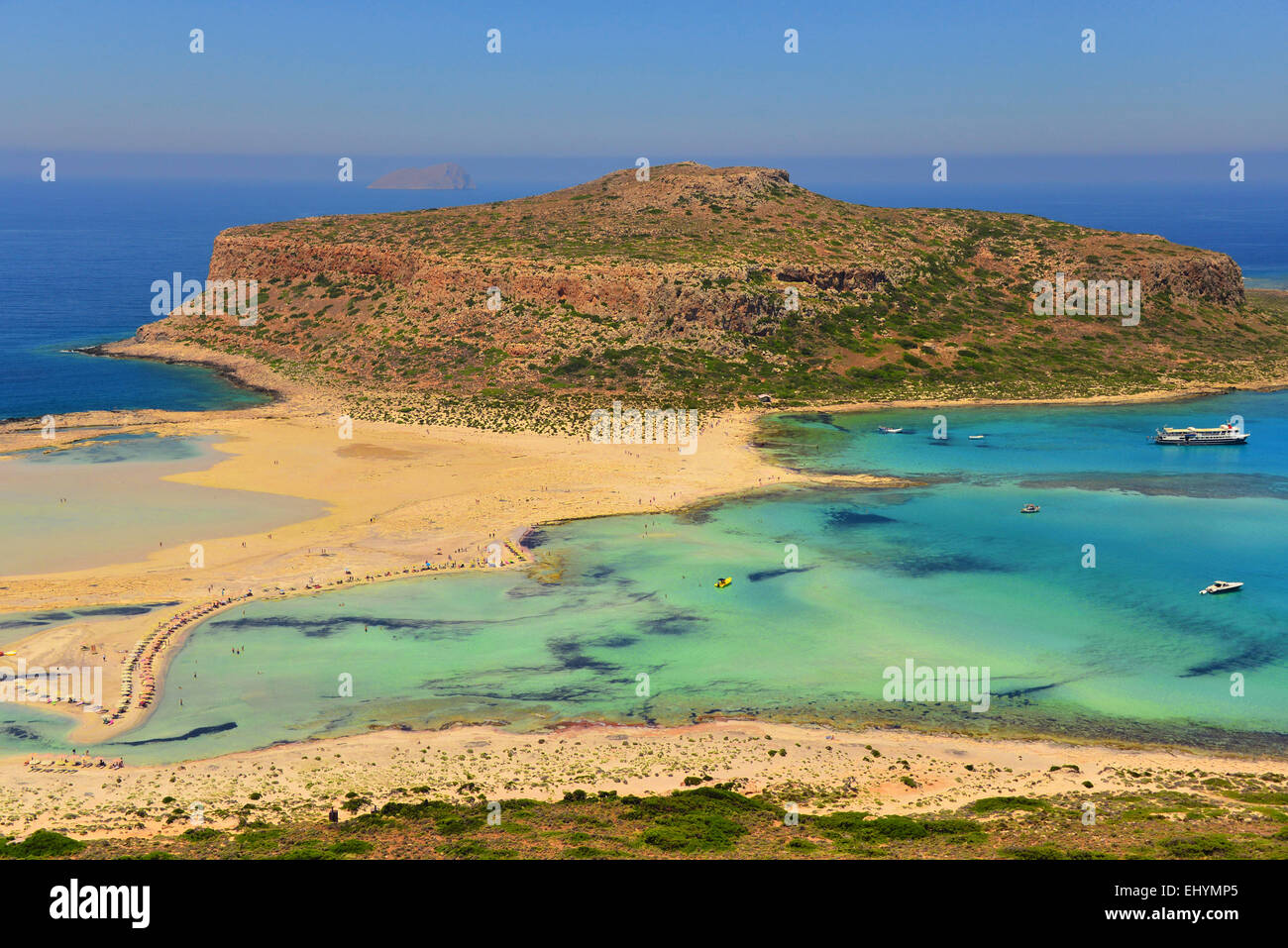 Balos lagoon, Crete, Greece Stock Photo - Alamy