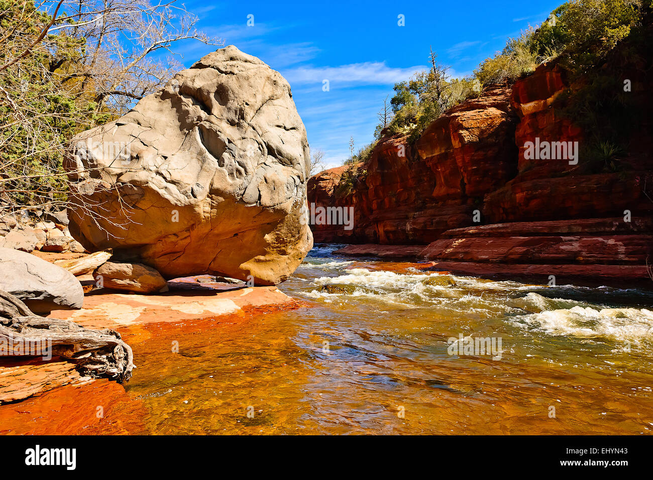 Slide rock state park hi-res stock photography and images - Alamy