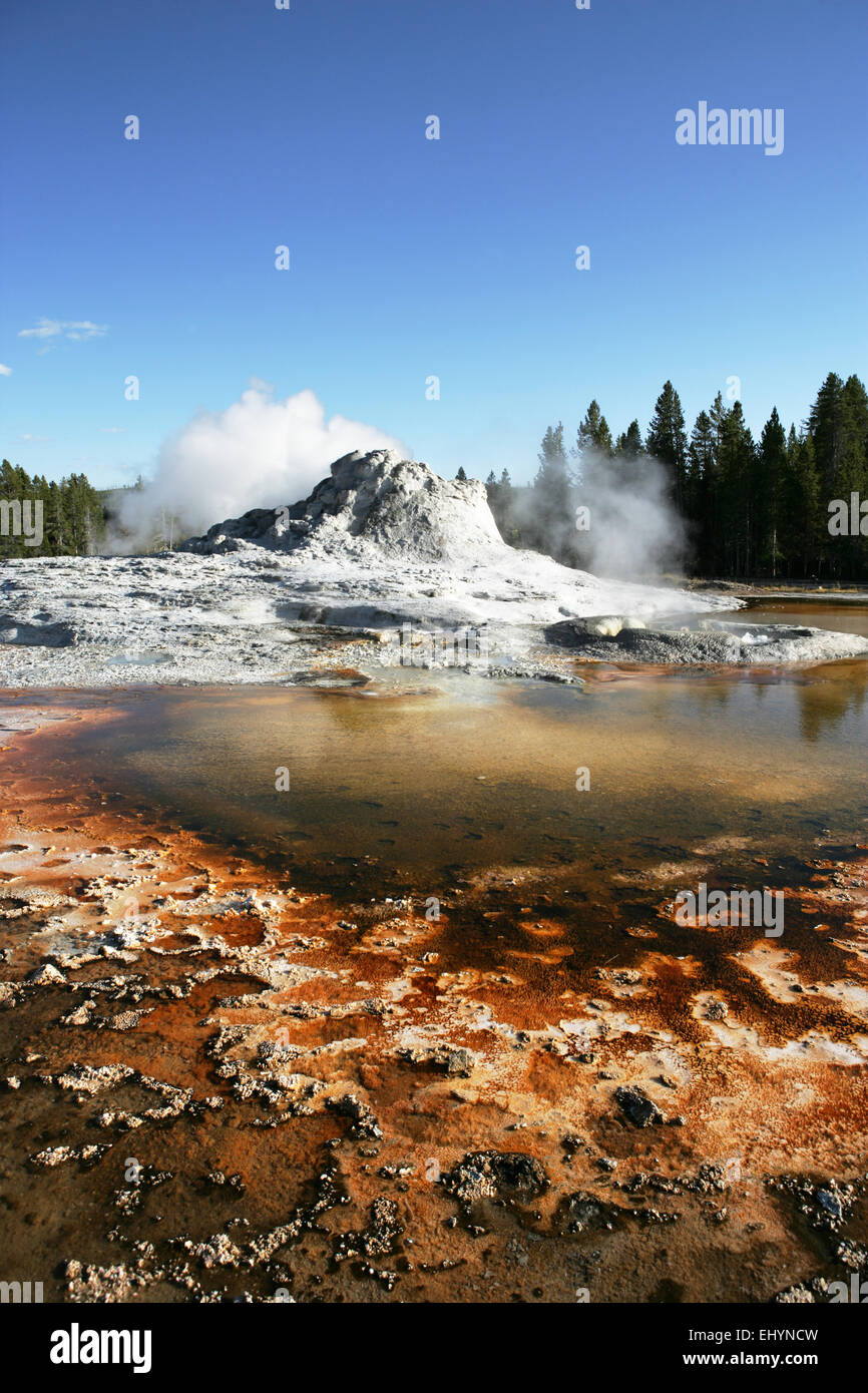 Hot spring yellowstone national park hi-res stock photography and ...