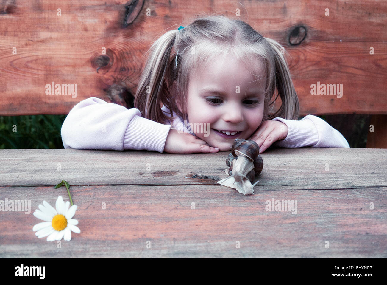 Girl snail hi-res stock photography and images - Alamy