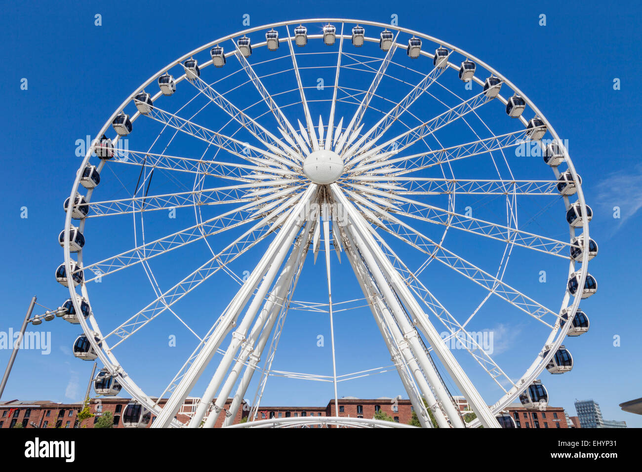 England, Merseyside, Liverpool, city, Albert Dock, Wheel of Liverpool ...
