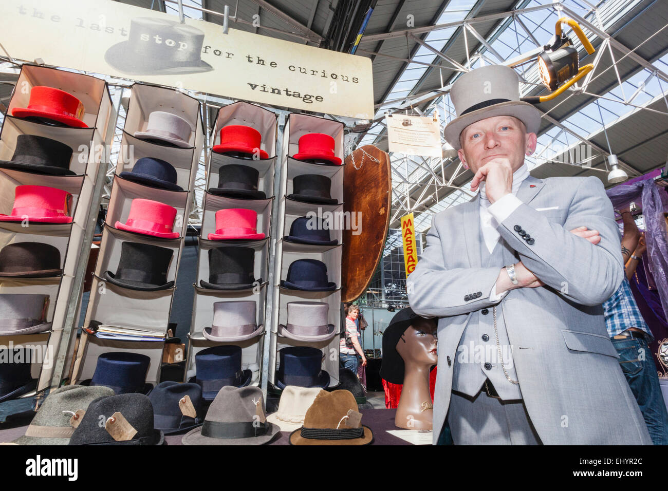 England, London, Tower Hamlets, Spitalfields, Spitalfields Market, Mens ...