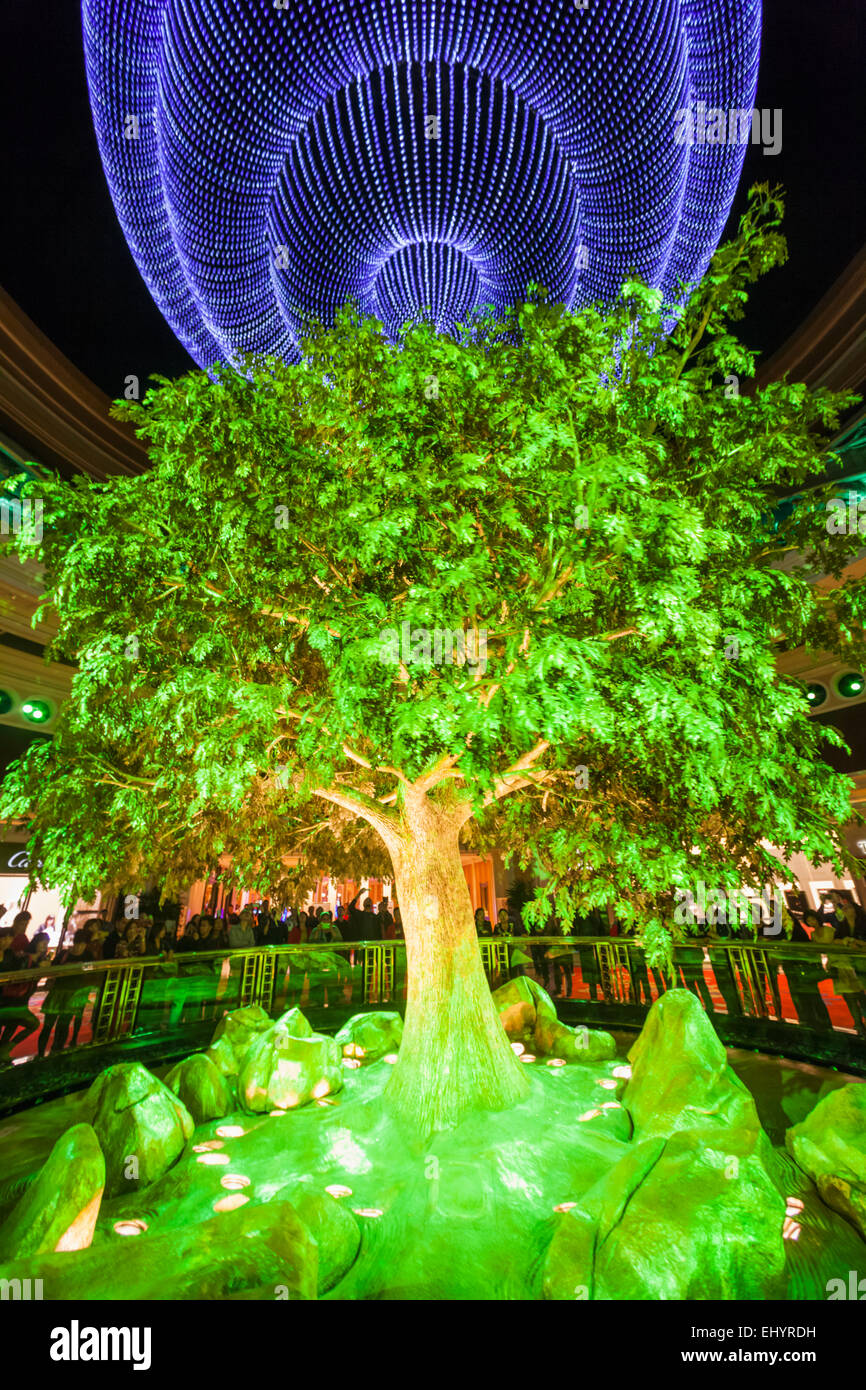 China, Macau, Wynn Hotel and Casino, The Atrium "Tree of Prosperity ...