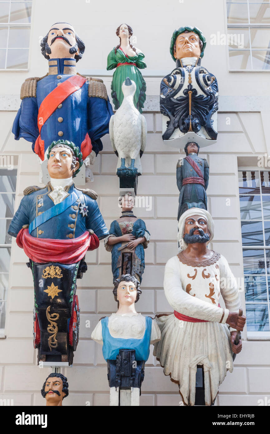 England greenwich london national maritime museum ships figureheads hi ...