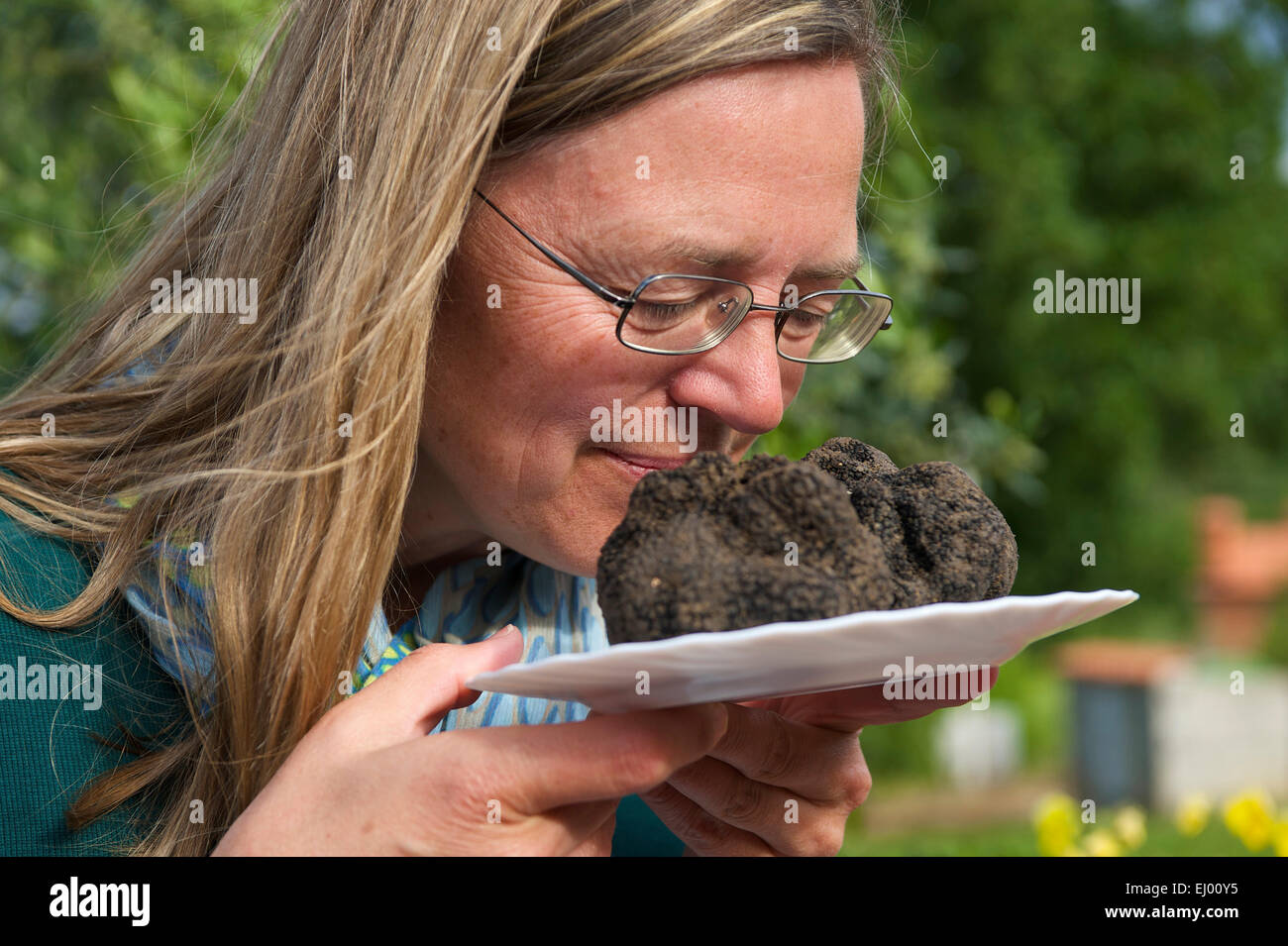 Istria, Europe, Croatia, outside, day, woman, person, people, smelling ...