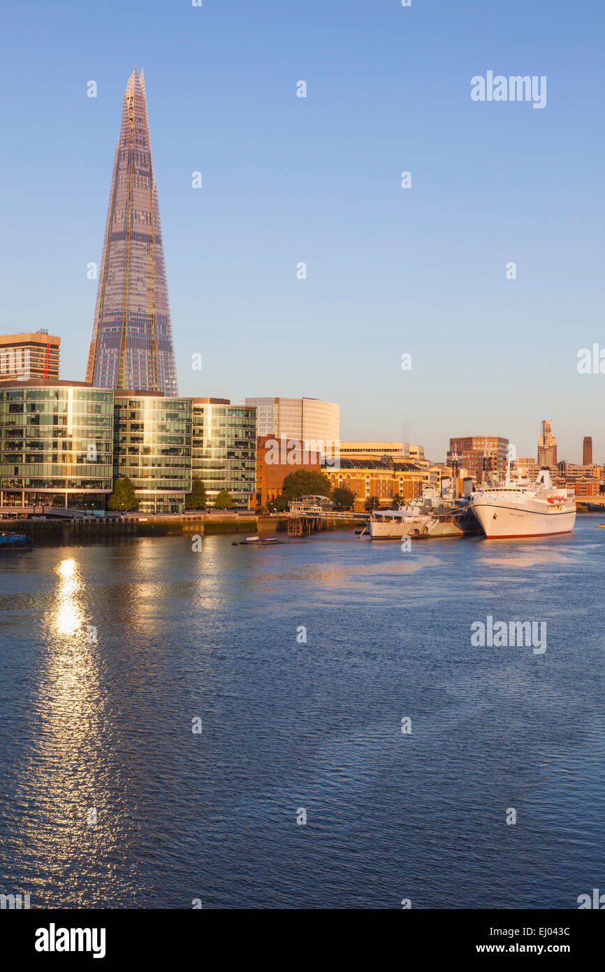 England, London, Southwark, More London Riverside Complex and The Shard ...
