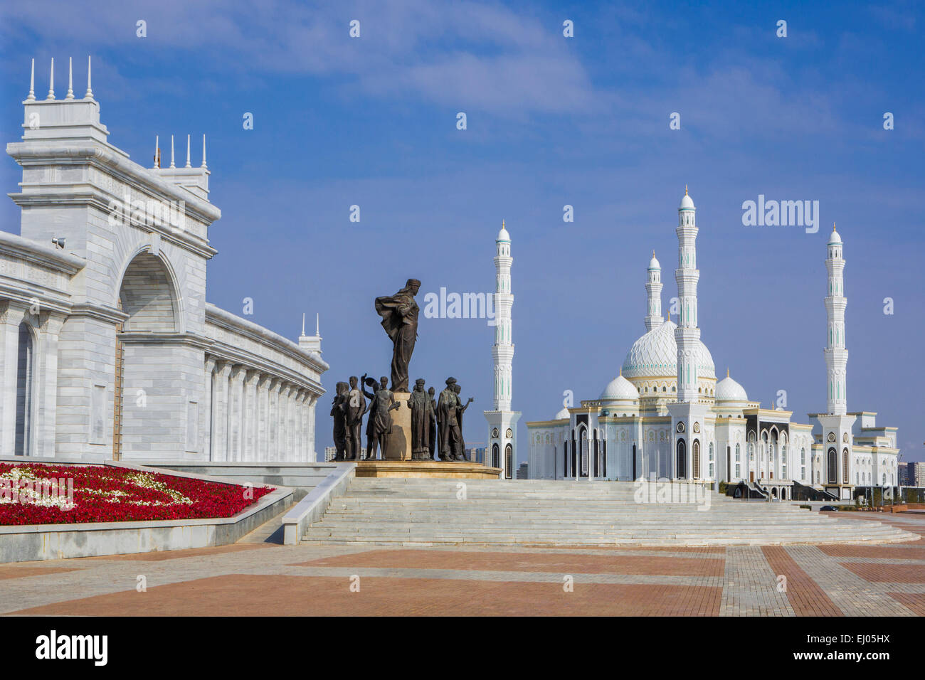 Monument And Hazret Sultan Mosque High Resolution Stock Photography and ...