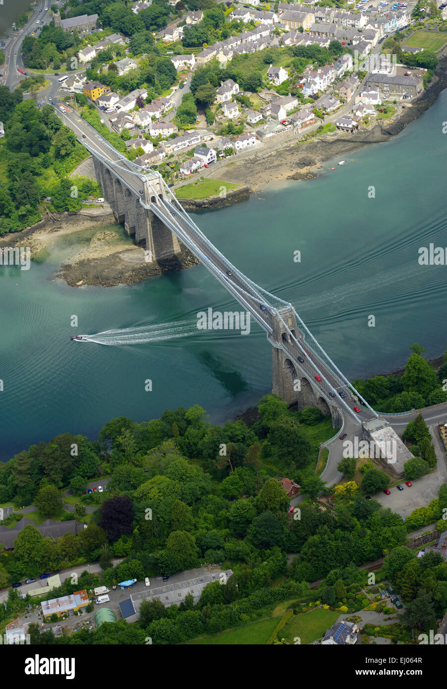 Menai Bridge Aerial High Resolution Stock Photography and Images - Alamy