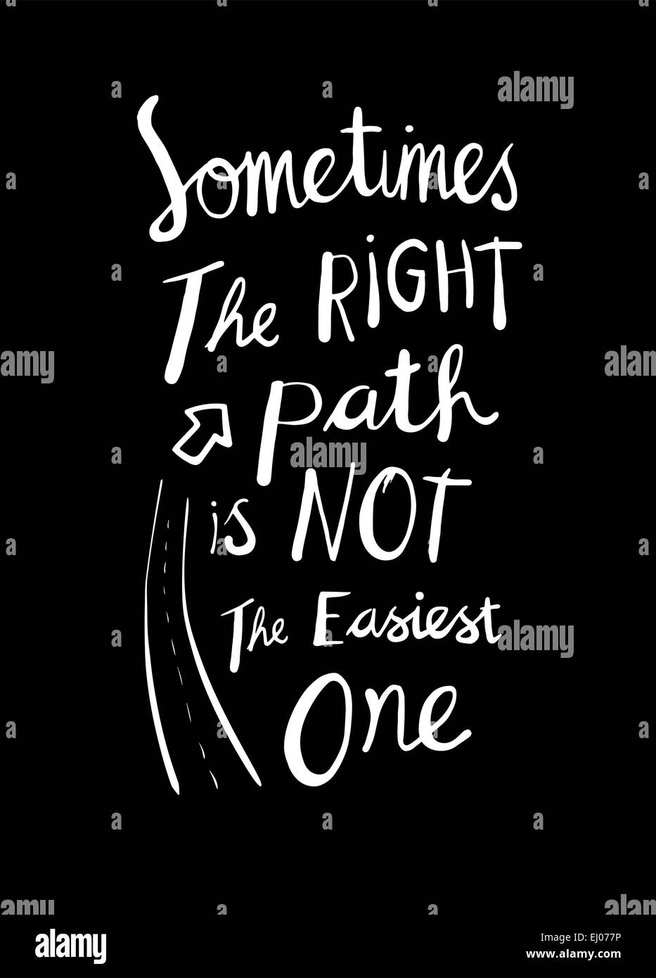 Inspirational advice vector Stock Vector Image & Art - Alamy