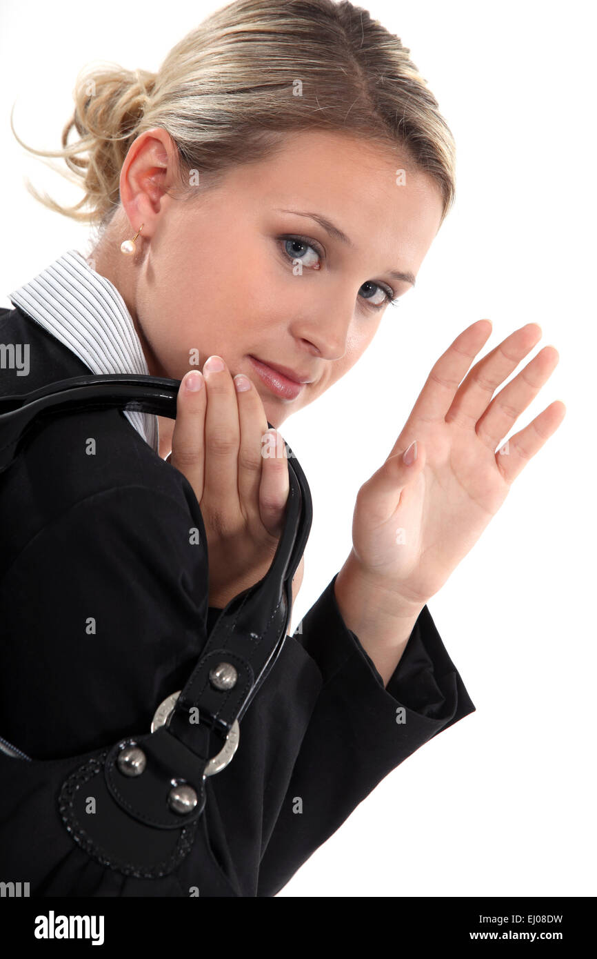 Body goodbye gesture hi-res stock photography and images - Alamy