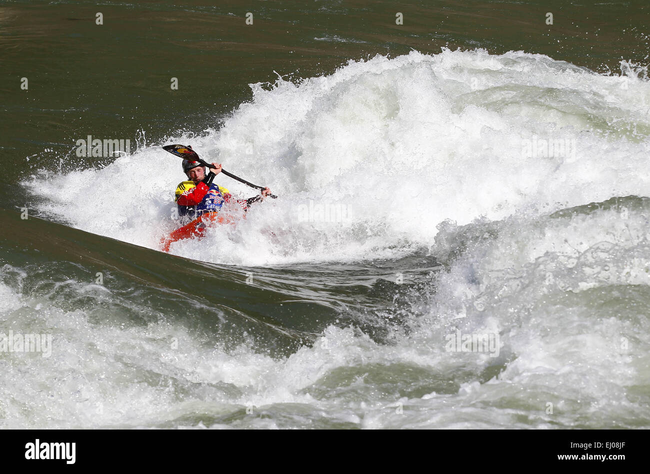 Nujiang, China's Yunnan Province. 19th Mar, 2015. World Kayak and Canoe ...