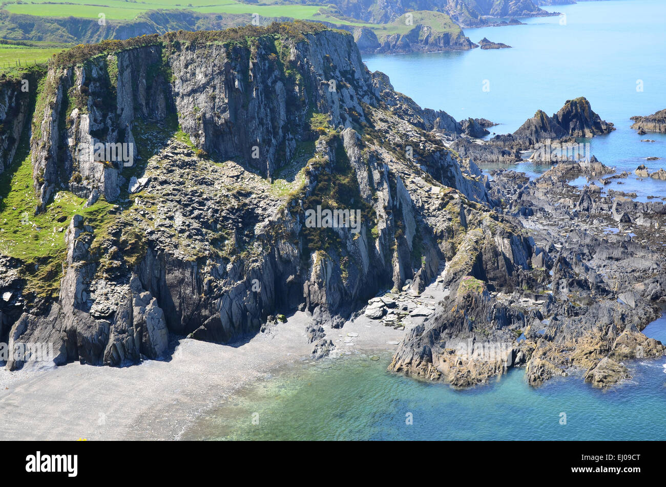 Wales, Great Britain, coast, Pembrokeshire, national park ...
